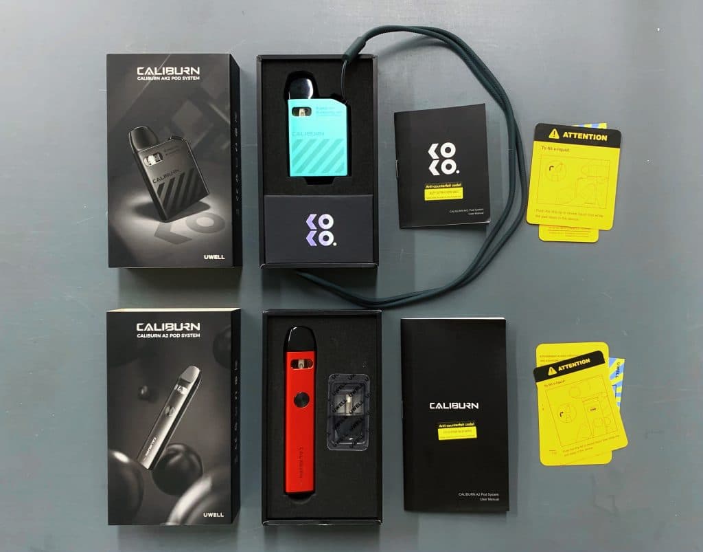 UWELL Caliburn A2 & AK2 Pod Kit Review—Beginner Friendly - My Vape Review