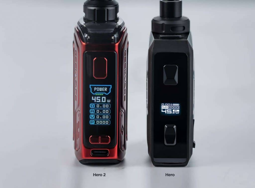 Geekvape H45 (Aegis Hero 2) Pod Mod Review - Outperforms Aegis Hero ...
