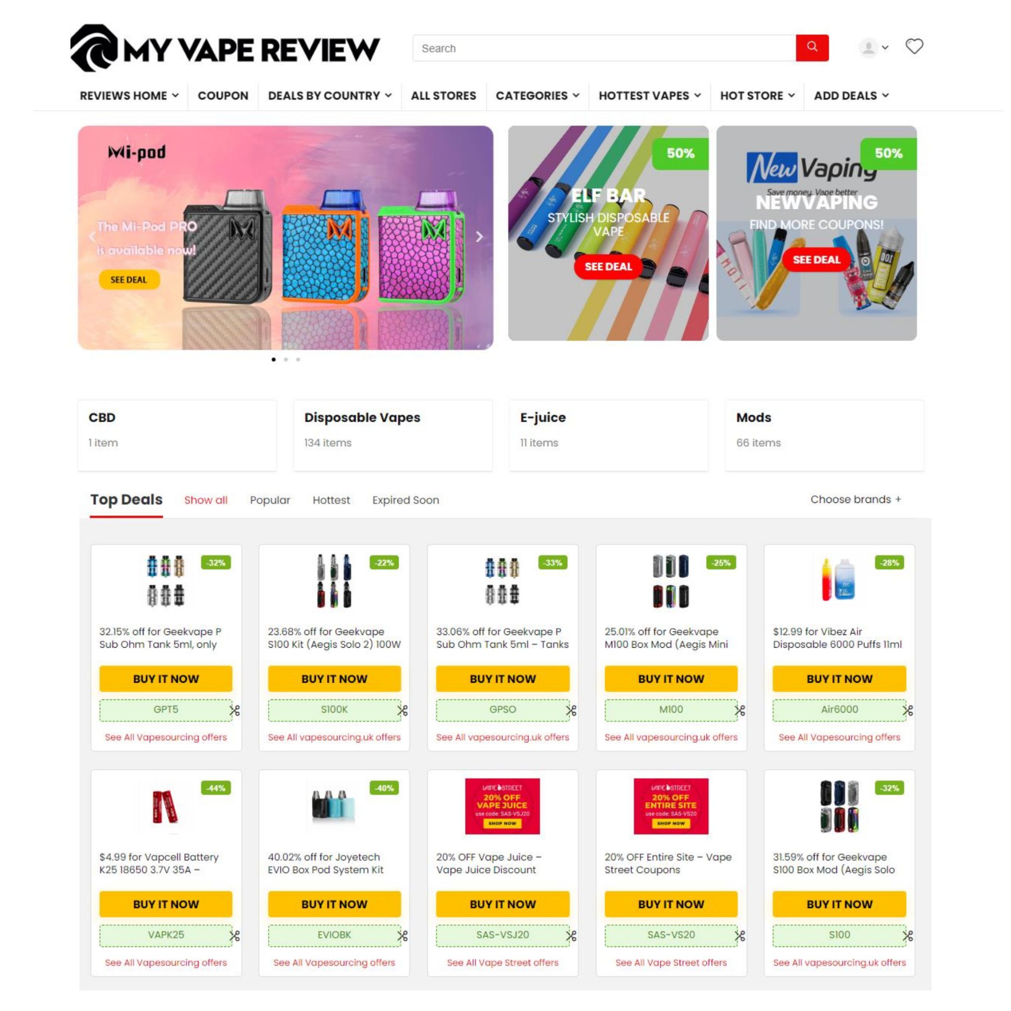 4 Best Sites to Find Vape Deals: Pro Tips to Save Money on Vapes - My ...