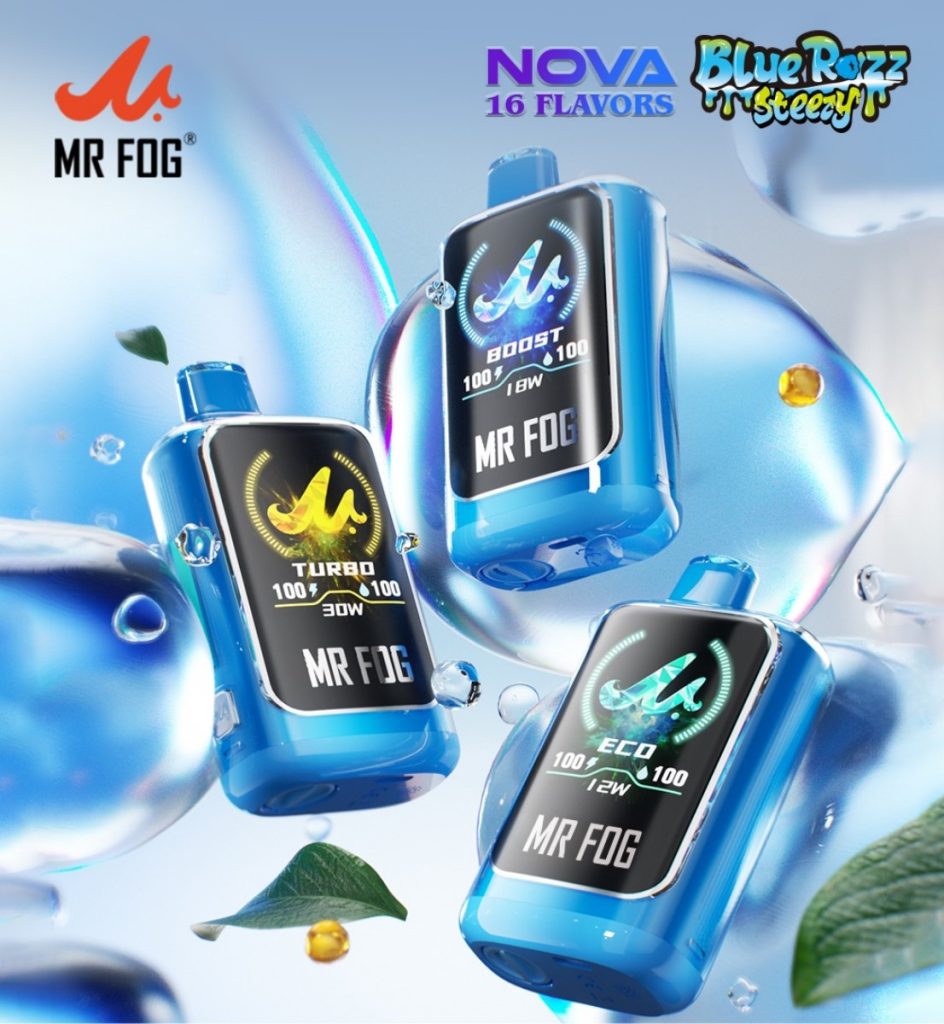 MR FOG Launches NOVA Blue Razz Steezy Series: Elevating Blue Raspberry ...